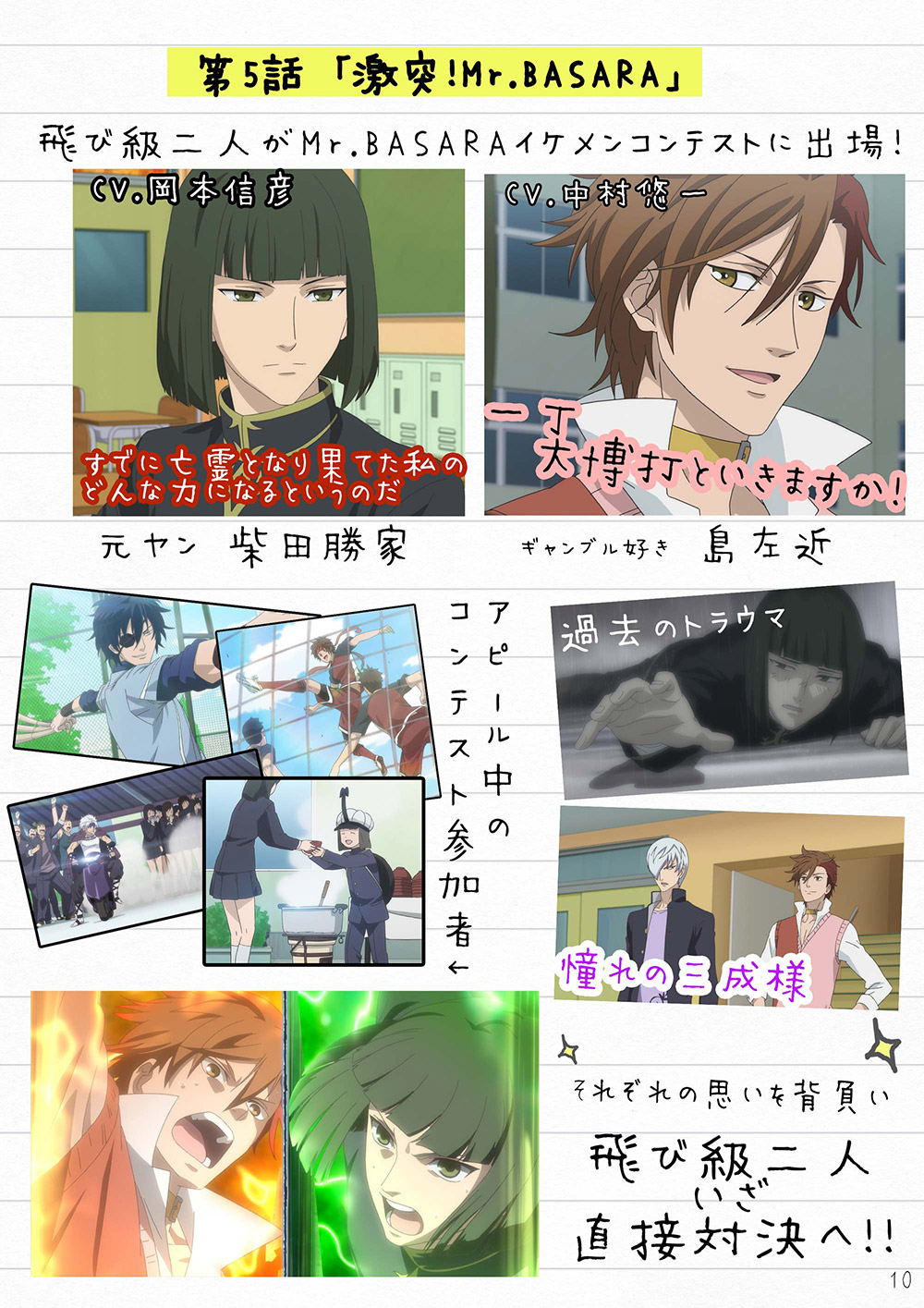 学園BASARAを振り返り BASARA学園レポート｜TBSテレビ：TVアニメ「学園BASARA」公式ホームページ