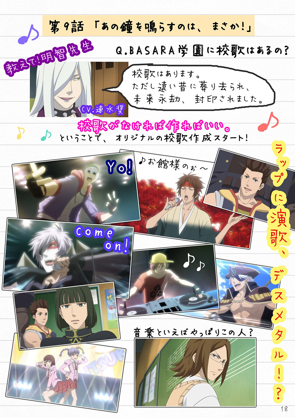 学園BASARAを振り返り BASARA学園レポート｜TBSテレビ：TVアニメ「学園BASARA」公式ホームページ